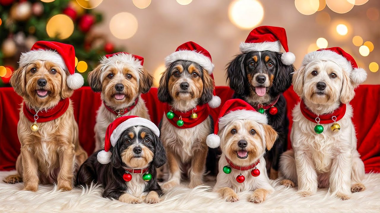 We Wish You A Merry Christmas - Video of cute dogs dancing to funny ...