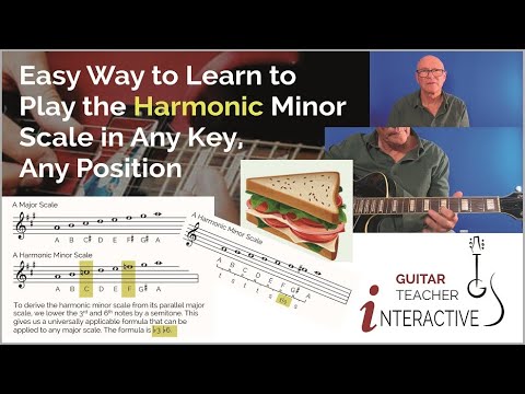 Easy Way to Learn to Play the Harmonic Minor Scale in Any Key, Any ...