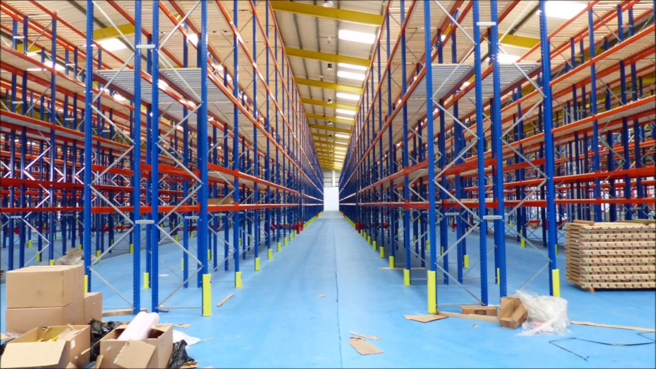 Pallet Racking Installation West Yorkshire - YouTube