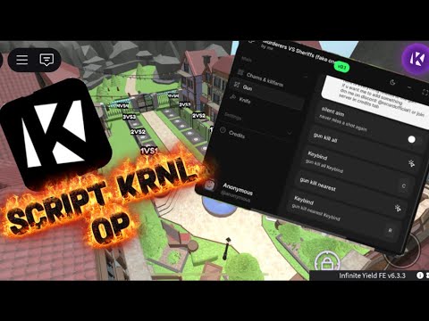 Script de KRNL Op Muders vs sheriffs Auto kill Kill all Knife kill all ...