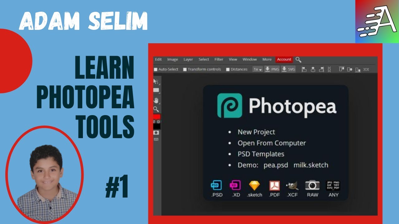 Learn Photopea tools 1-selction tools #Photopea - YouTube