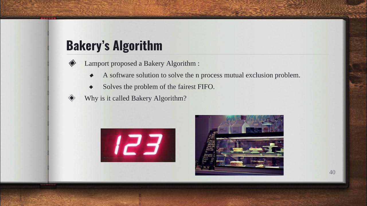#18 Bakery's algorithm | Solving Critical Section Problem | Bakery Algorithm in Process - YouTube