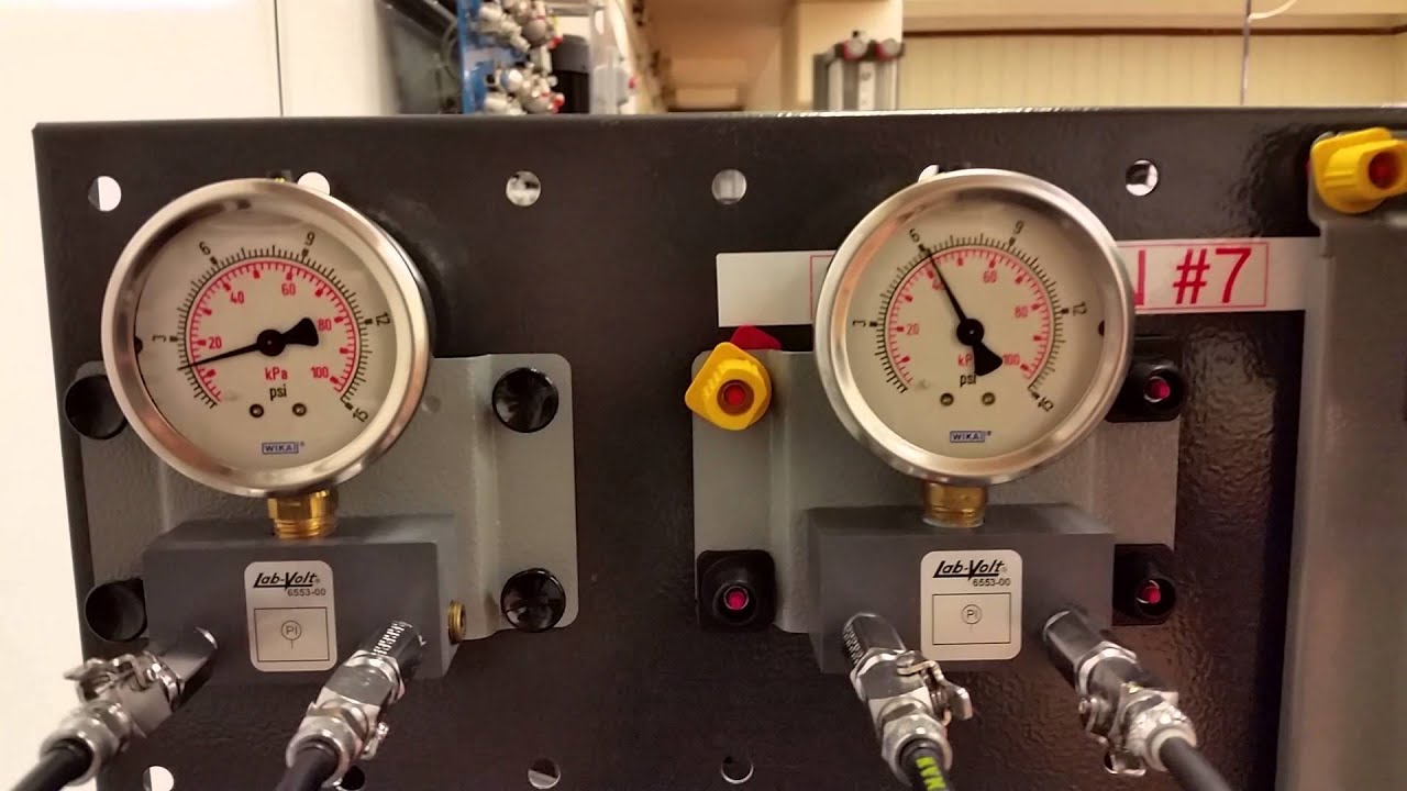 Instrumentation (Orifice Plate Flow Meter Lab A) - YouTube