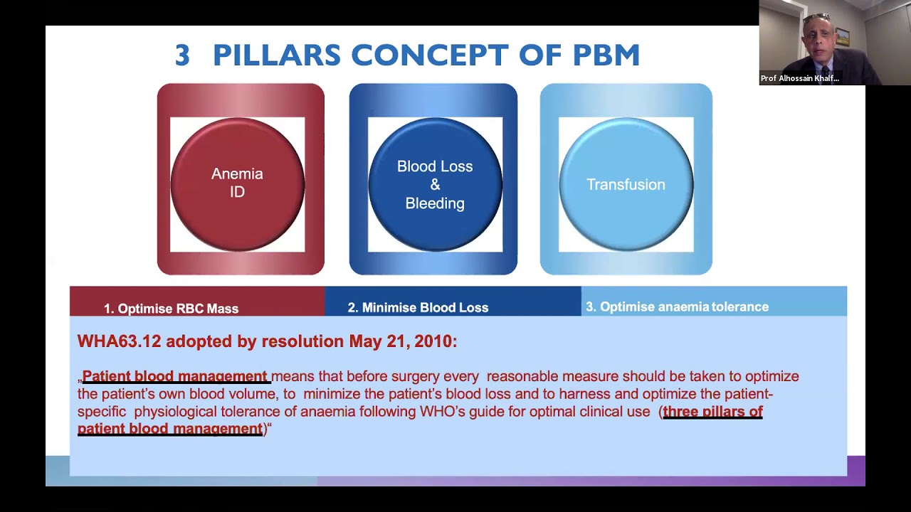 Patient Blood Management Webinar - YouTube