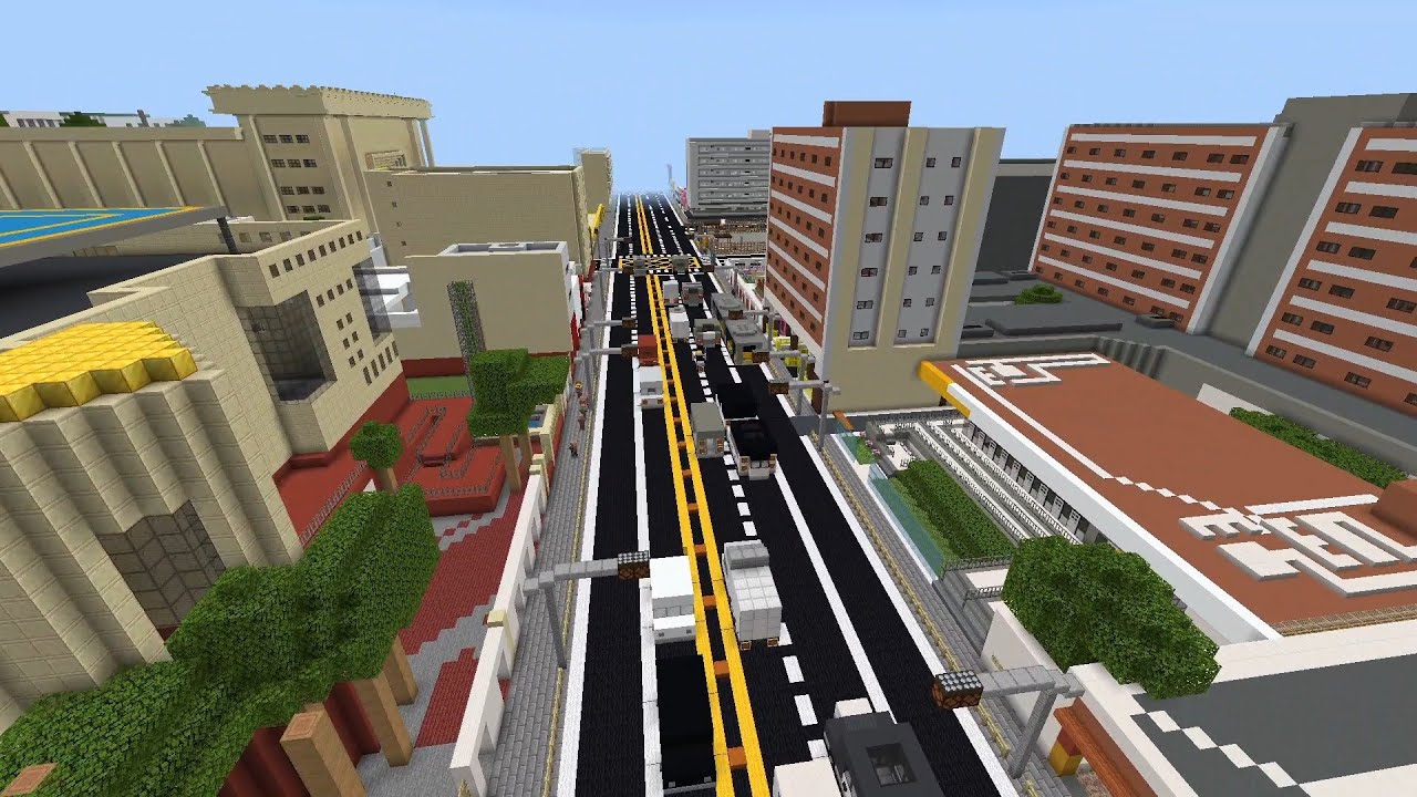 VISTA ATUAL DA CIDADE SÃO PAULO, BRÁS [MINECRAFT] - YouTube