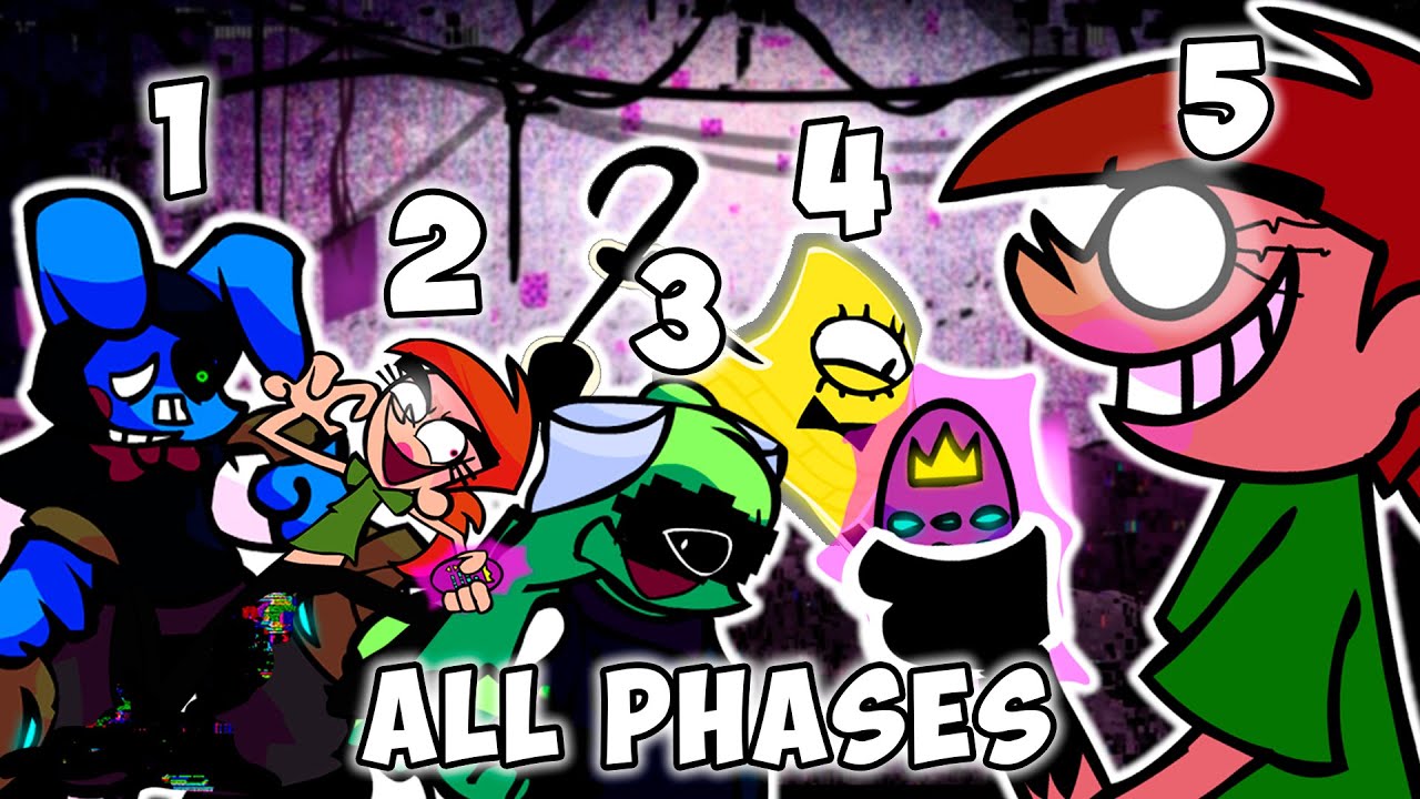 Pibby ALL PHASES | Come Learn With Pibby (Spongebob) Friday Night ...