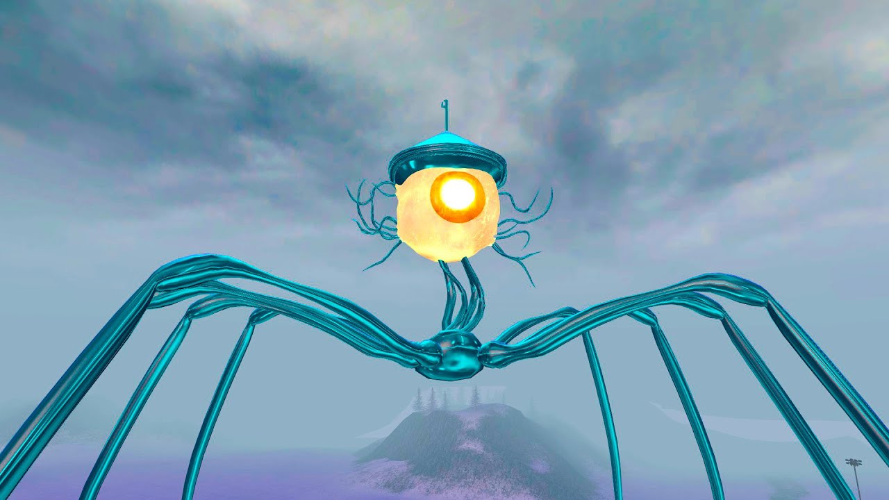 too realistic SPIDER FLYING EYE MONSTER KILL ME?!! - YouTube