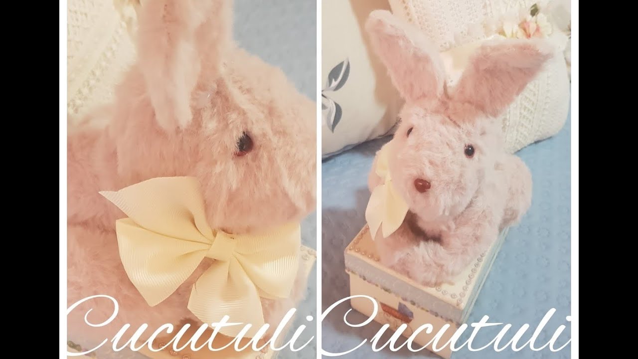 DIY/CONEJO GUARDA TESOROS🐰🐰 - YouTube