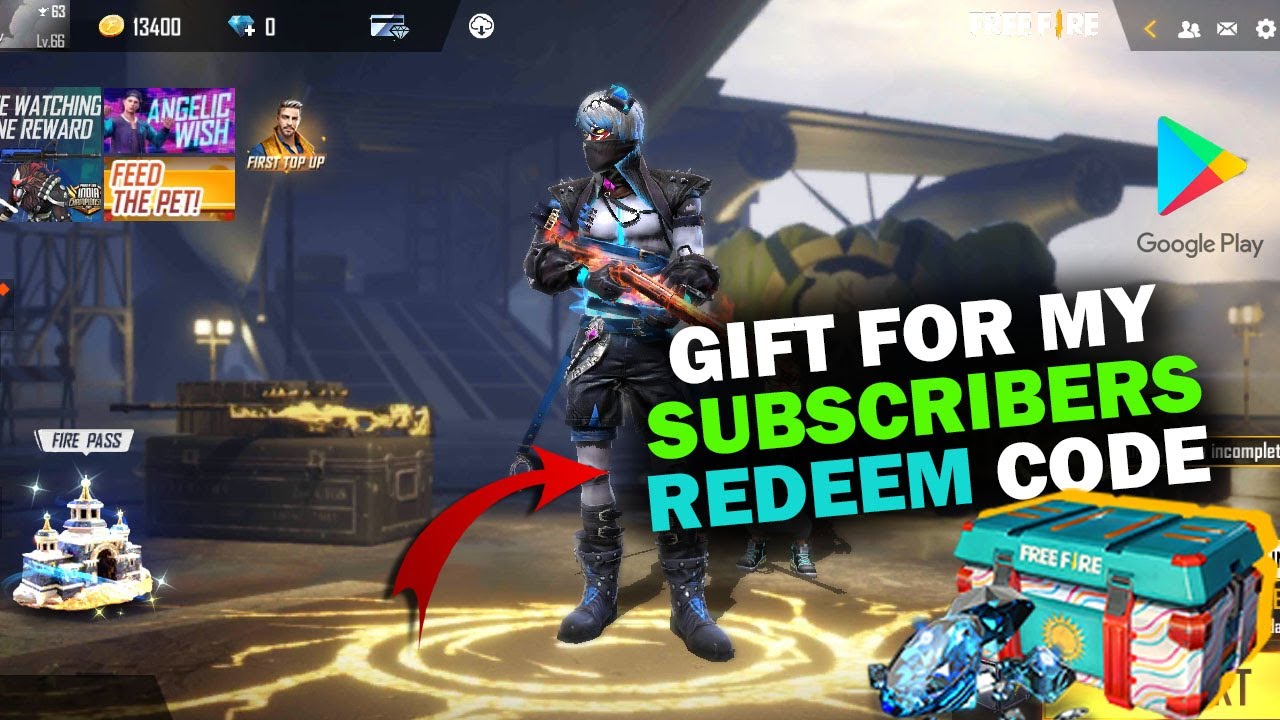 Gift For My Subscribers | Free Fire Redeem Code - YouTube