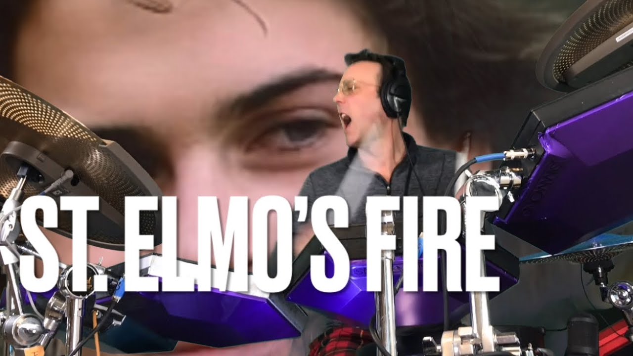 St. Elmo’s Fire 80s Simmons drum cover - YouTube