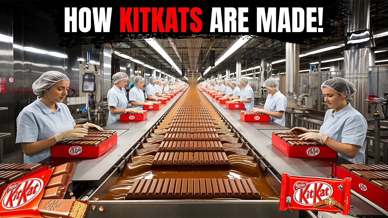 The Incredible Process of Making Millions of KitKats! - YouTube