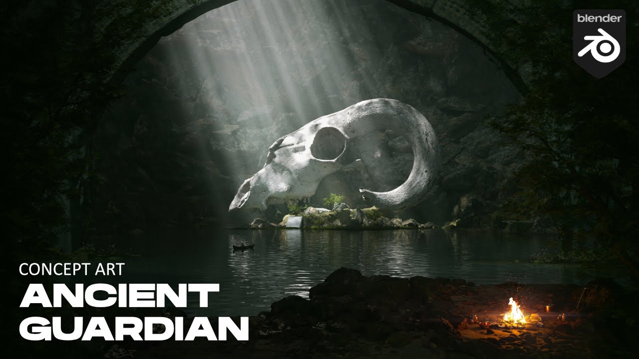 Ancient Guardian | Concept Art | Blender 4.1 - YouTube
