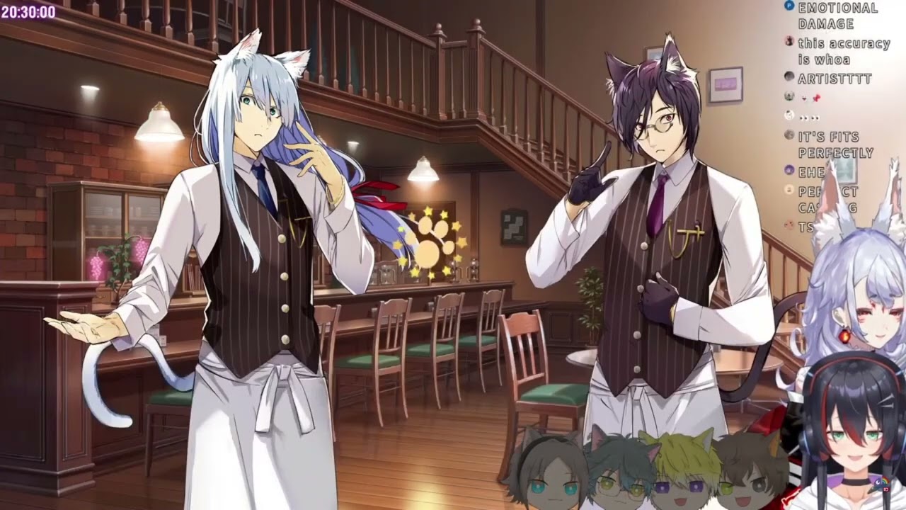 Some very important moments from Nekopara Catboy Paradise collab ...