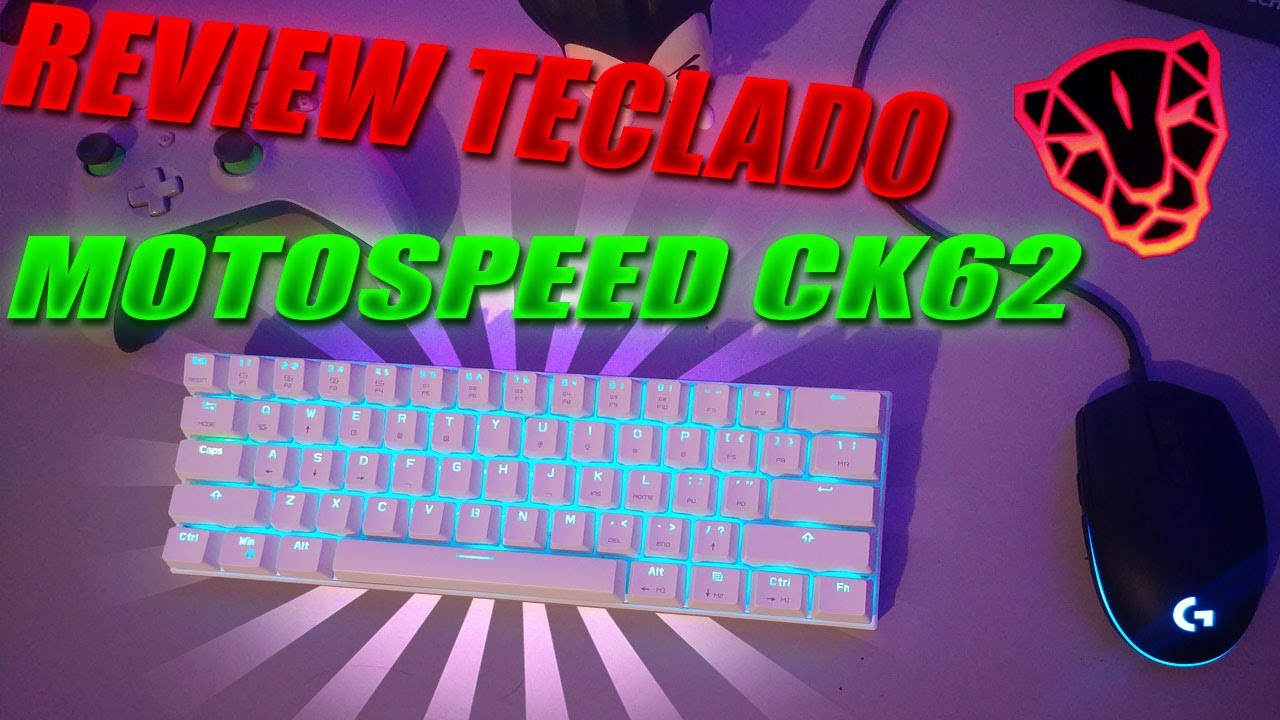 Motospeed CK62 Revisado y uso - YouTube