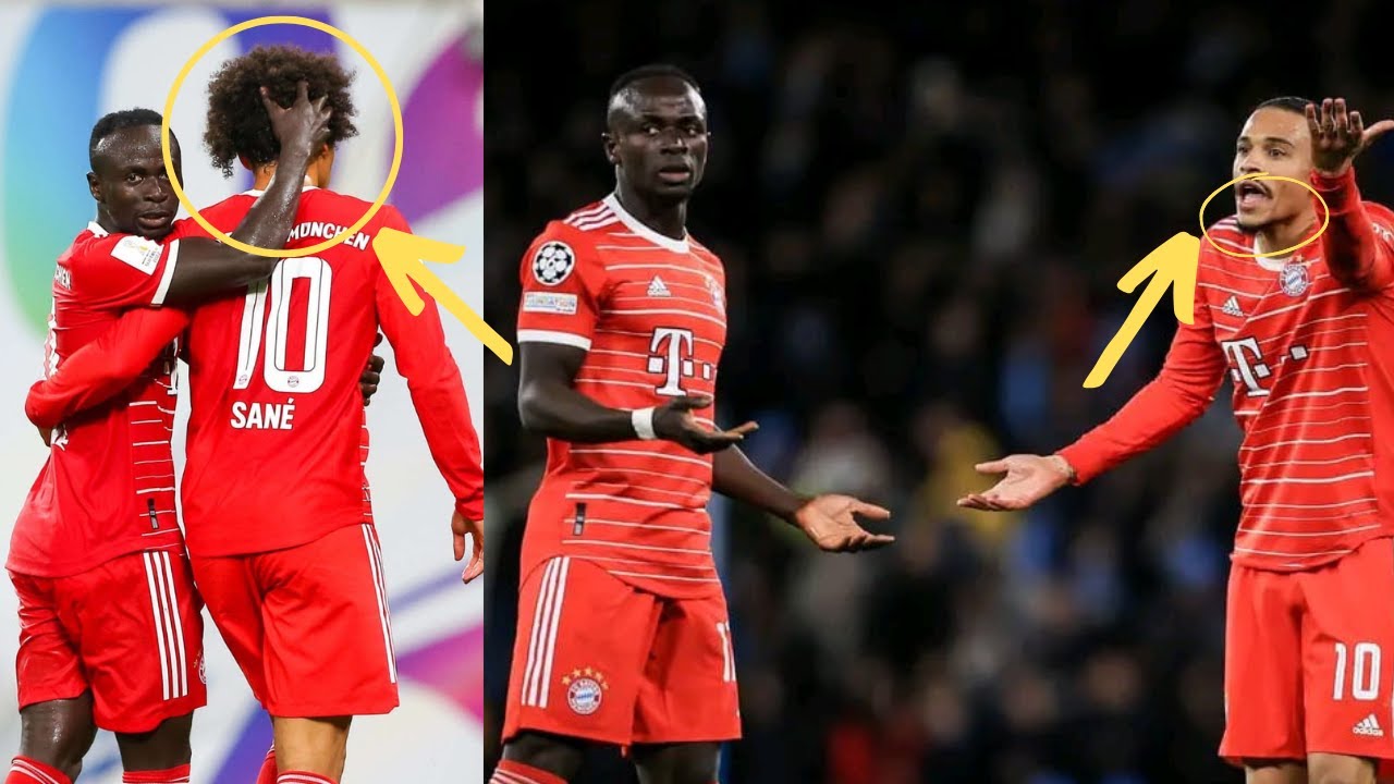 Sadio Mane Punched Leroy Sane in FACE vs Manchester City vs Bayern ...