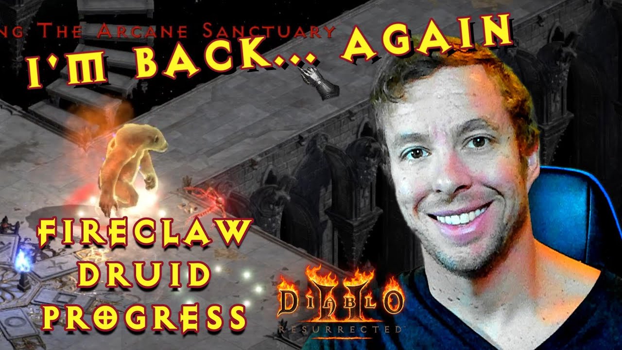 OMG I'm Finally Playing Diablo 2 Again With A Fire Claw Druid - YouTube