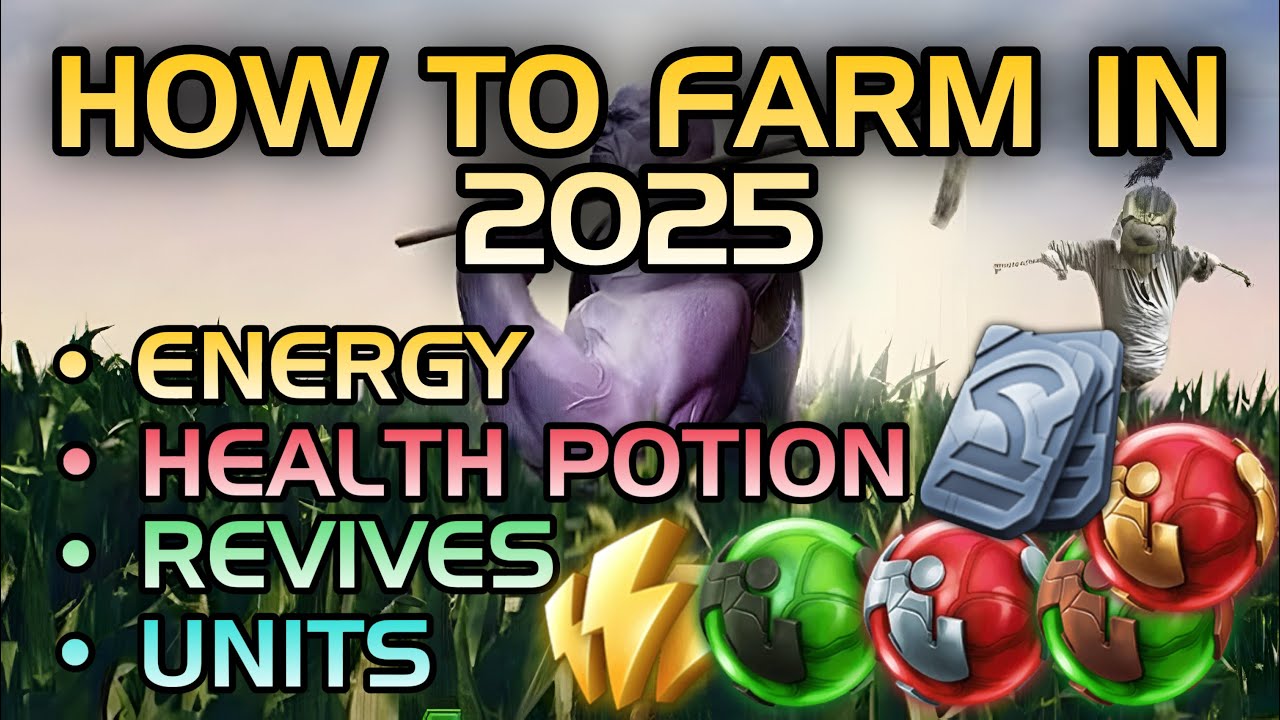 HOW TO FARM REVIVES, HEALTH POTION, ENERGY AND UNITS IN MCOC IN APRIL ...