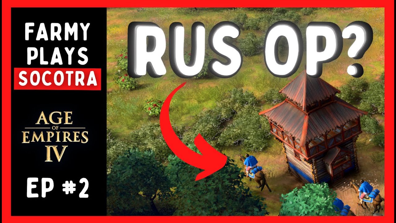 Aoe4 Socotra | Rus FORTRESS RUSH - YouTube