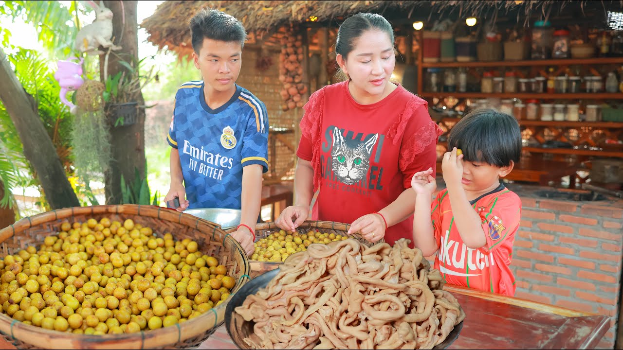 Sweet longan: Longan jelly and drinking has been made, Cook Chicken ...