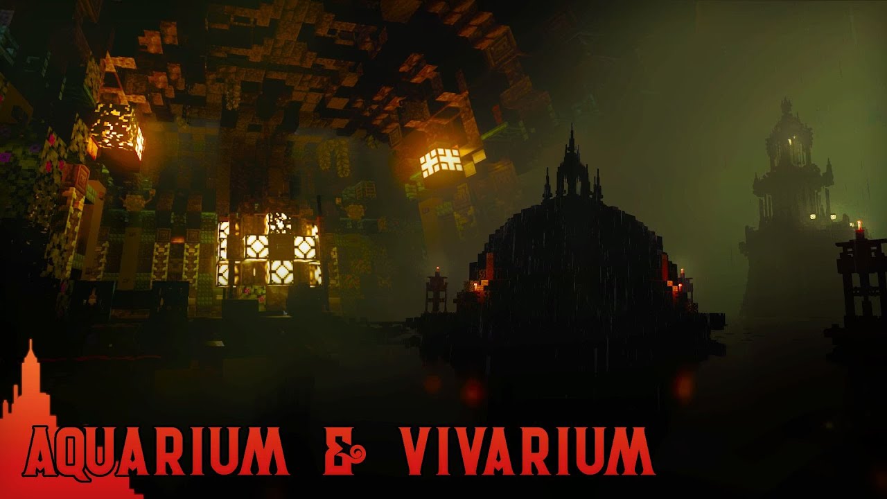 Minecraft Gotham City - Robinson Aquarium & Vivarium - YouTube