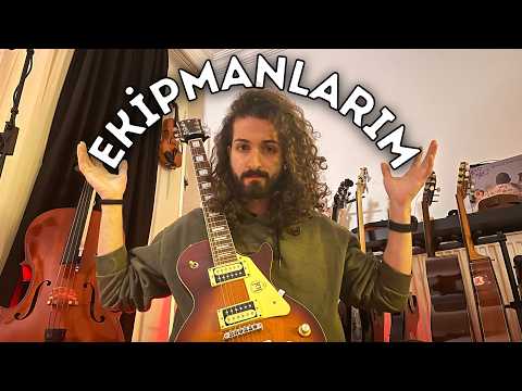 EKİPMANLAR ve EV STÜDYO TURU | GİTARLARIM ve SETUP'ım | Kian Adı Yeter