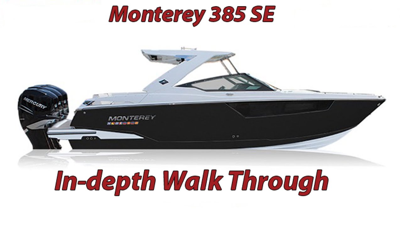 Monterey 385 SE Walk Through. HANCKEL MARINE - YouTube