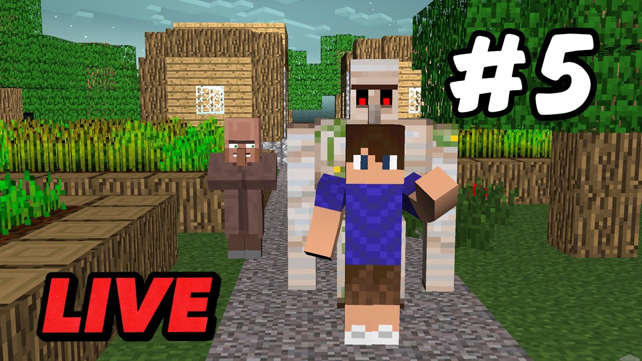 🔴 LIVE - Expansão Máxima: Construindo a Melhor Farm de Ferro! - Minecraft Cidade Craft #5 - YouTube