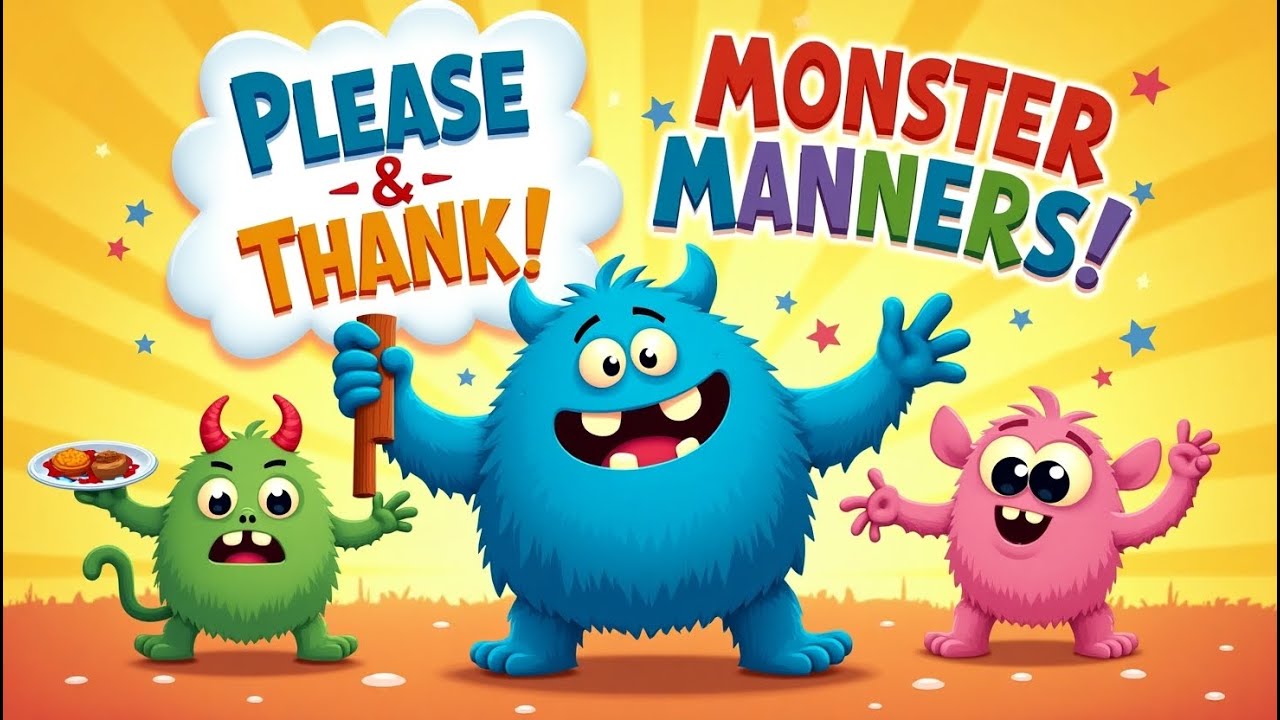 Monster Song | Kids Songs & Nursery Rhymes | New Kids Song & Nursery ...