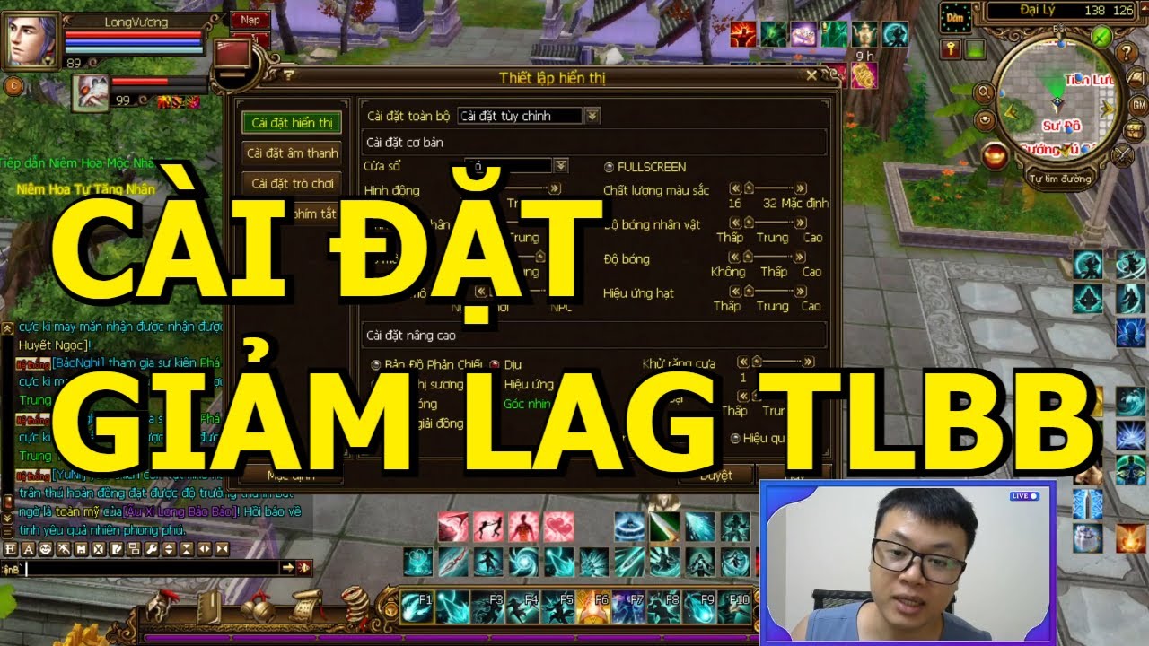 CÁCH GIẢM LAG KHI CHƠI GAME TLBB - YouTube