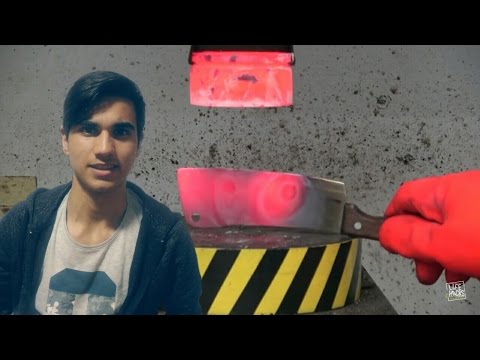 1000 DERECE HİDROLİK PRES VS 1000 DERECE BIÇAK !