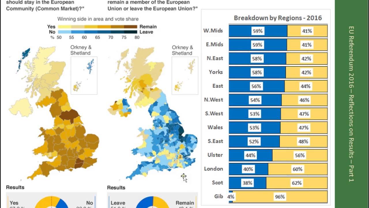 EU Referendum 2016 - Reflections on Results - Part 1 - YouTube