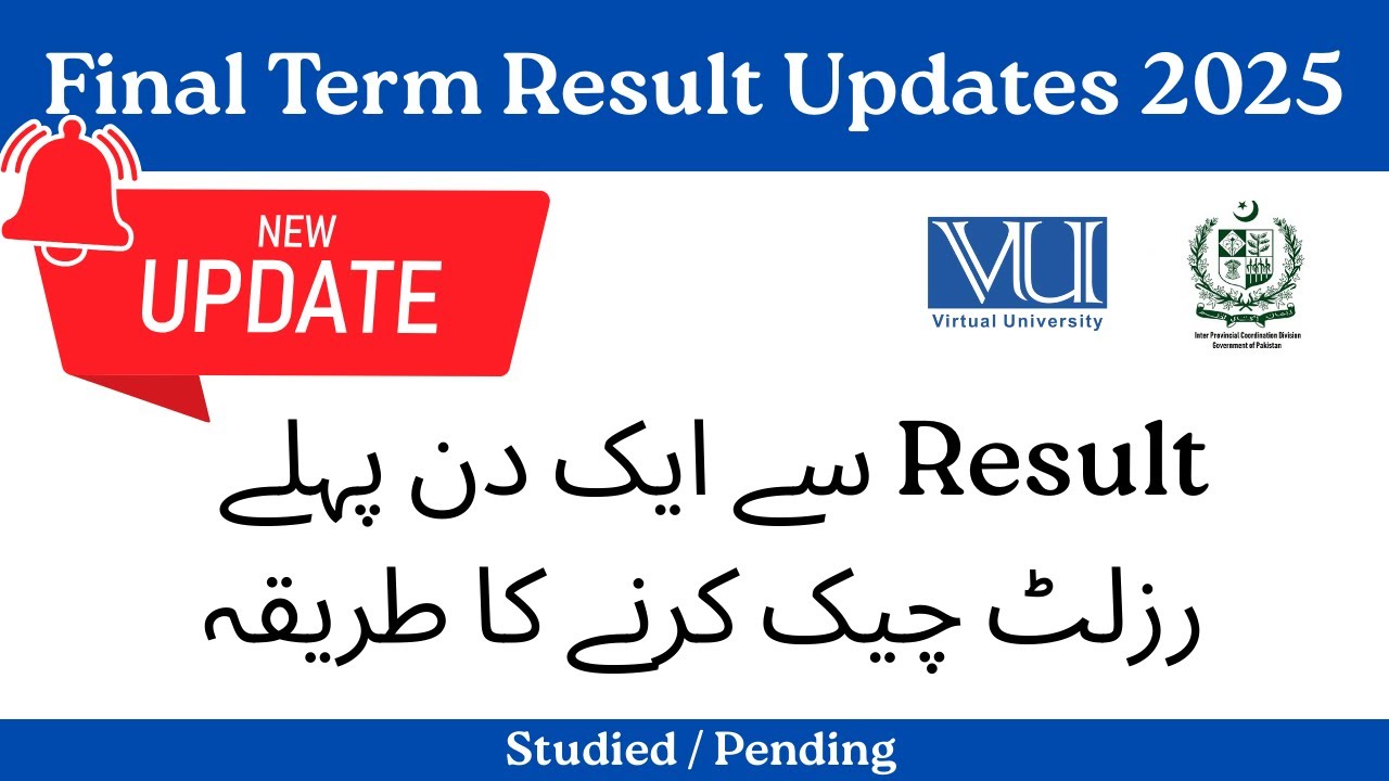 How to check the results a day before the results 2025 #vu #result ...