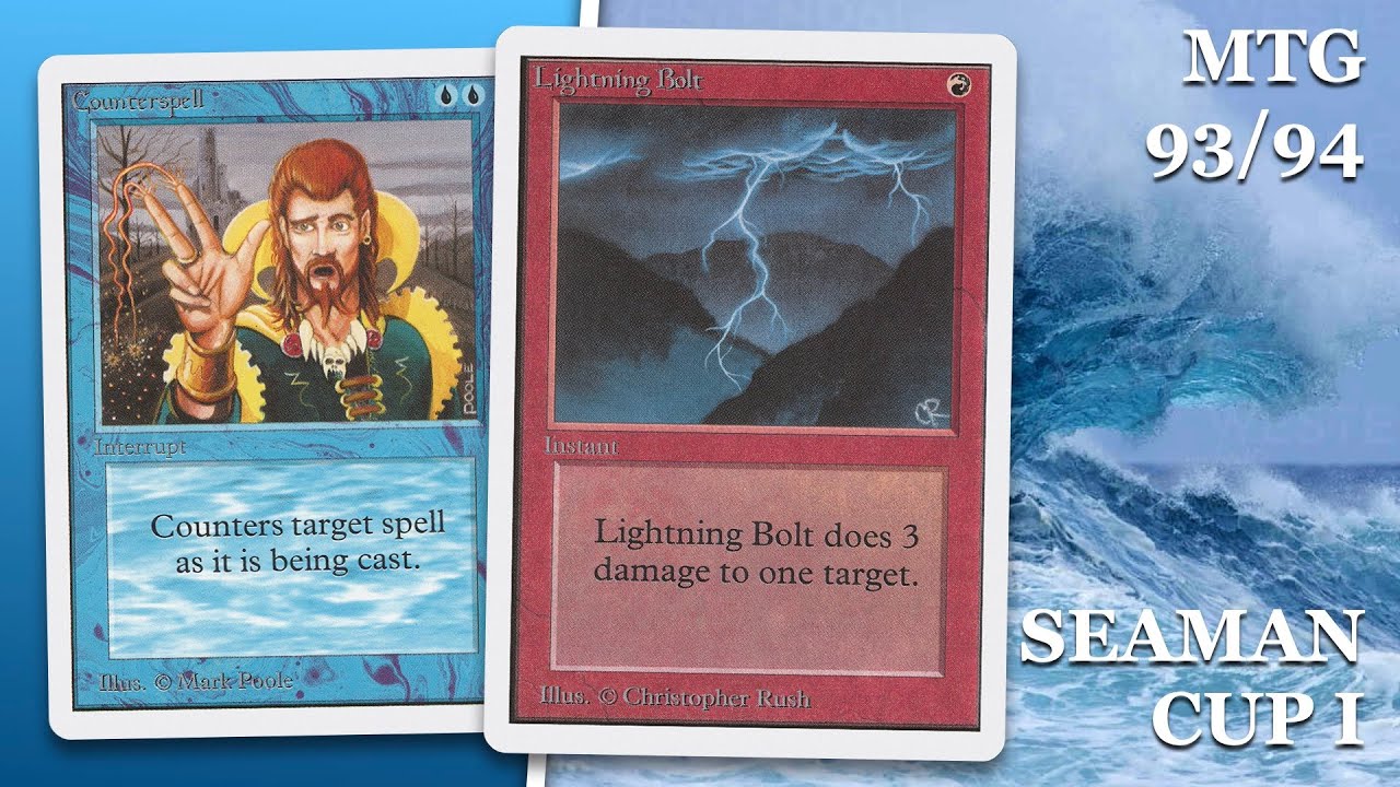 Counter Burn vs Mono Red, Round 1 of the Sea-Men Cup | Old School Magic ...