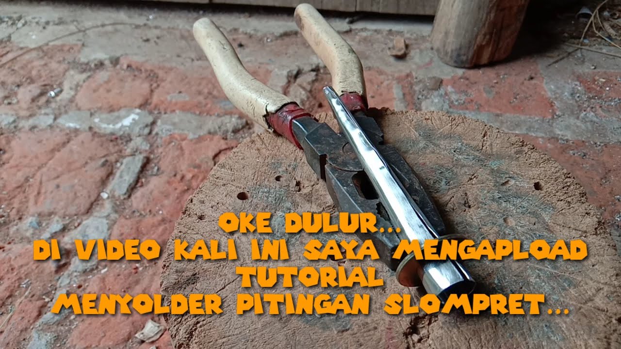 Cara menyolder petingan slompret - YouTube