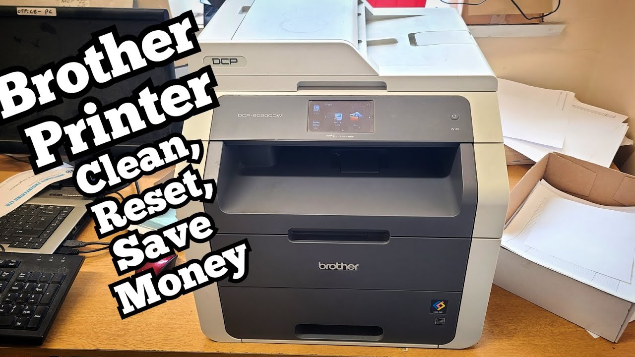 How clean, reset and save money with a Brother DCP9020CDW printer ...