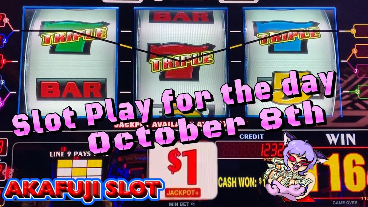 October 8th🎰 NON STOP! SLOT PLAY FOR THE DAY🤩Great Profit 9 Lines Slots ...