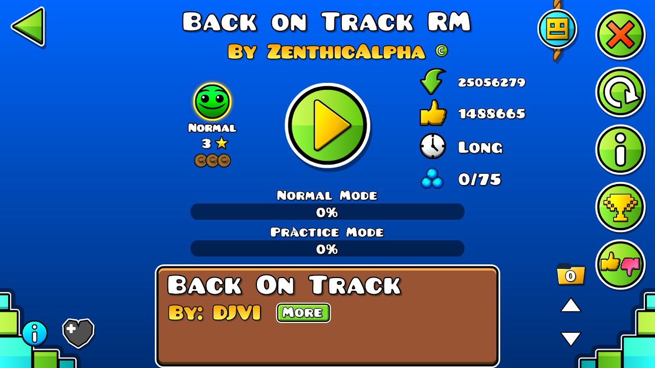 [Geometry Dash] "Back on Track RM" by ZenthicAlpha (3 Coins) {3⭐} - YouTube