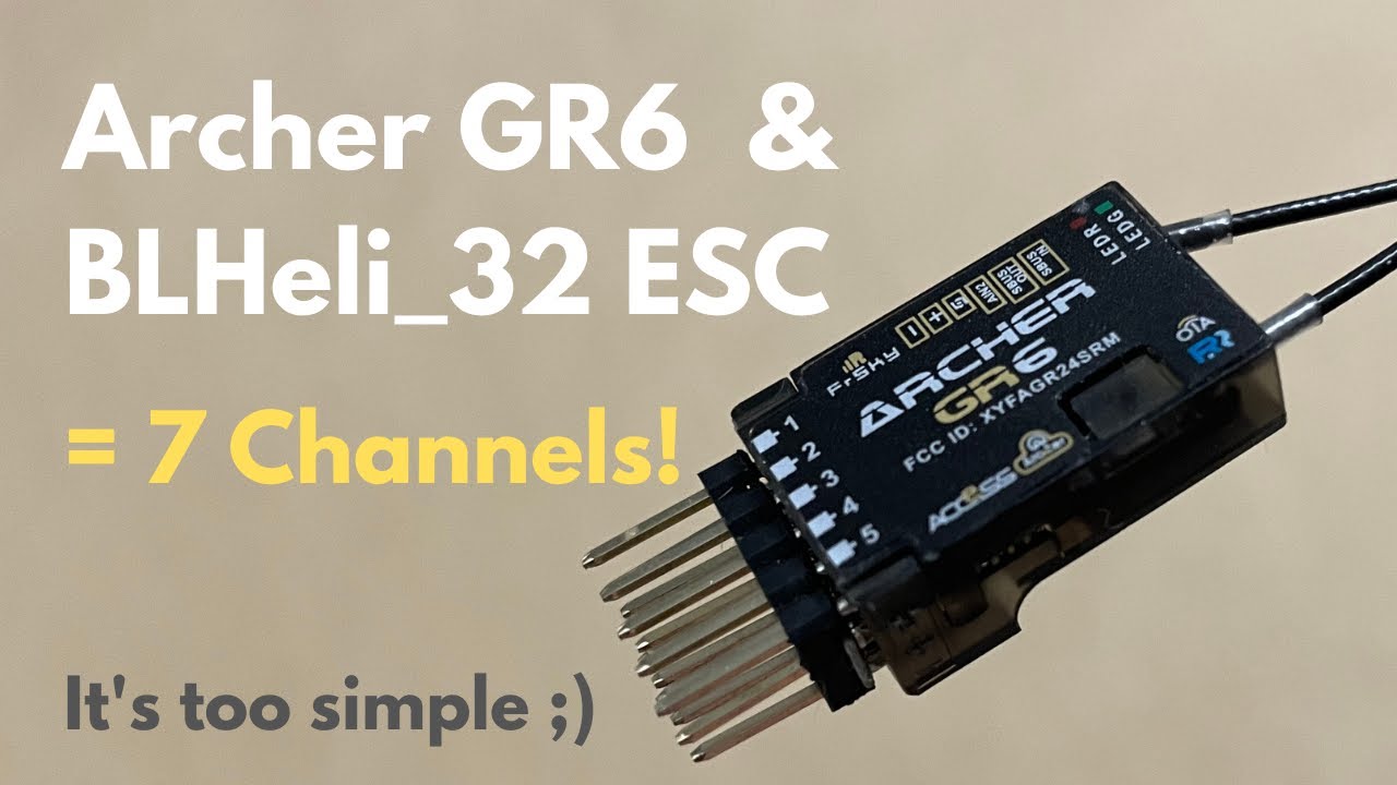 +1 SBUS Channel With The Latest BLHeli_32 - YouTube