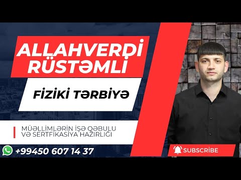MİQ imtahanina dusen suallar. Fiziki terbiye . ALLAHverdi Rustemli 050-607-14-37
