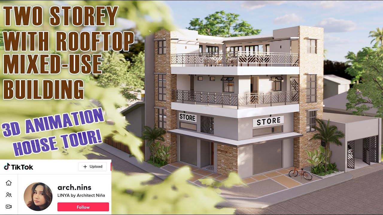 A MIXED-USE TWO STOREY BUILDING WITH ROOFTOP ( Residential & Commercial ...