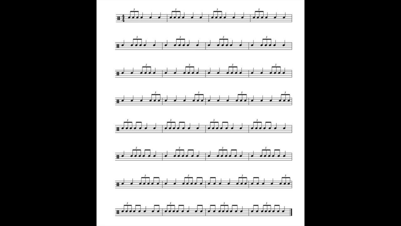 Lesson 7A - Learn to read (Quarter notes, 8th notes, 8th note triplets ...