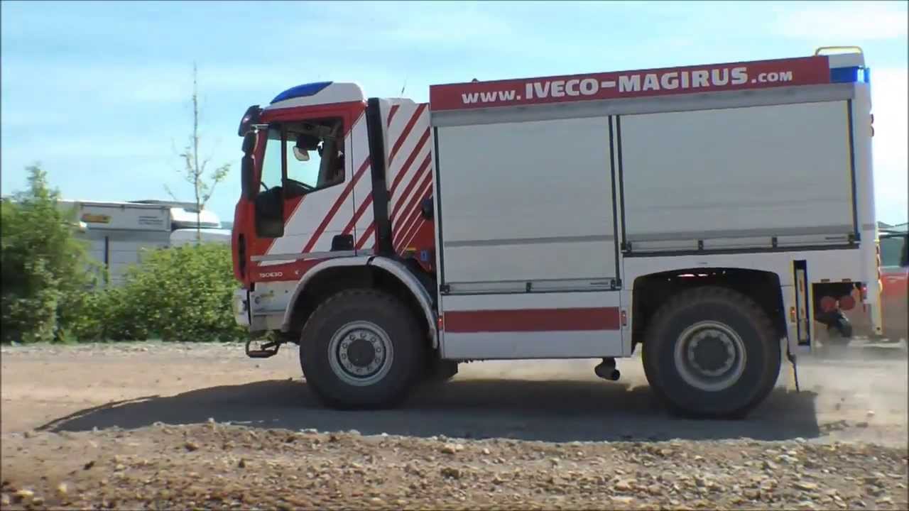 Iveco Magirus TLF 3000 Off Road Test - YouTube