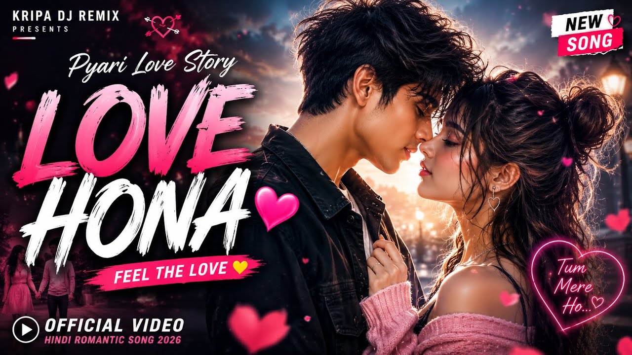 Love Hona 💖 | New Hindi Love Story Song 2026 | Kripa DJ Remix ...