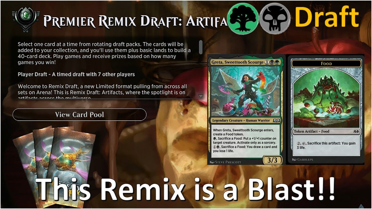 This Remix Format is a BLAST! - Artifact Remix Draft [MTG Arena] - YouTube