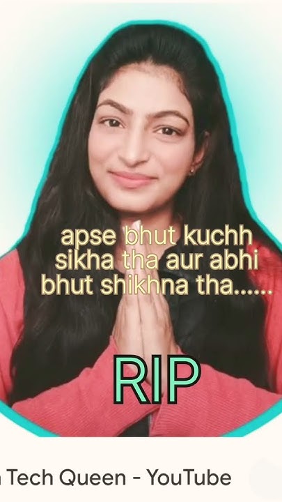 RIP tisha tech queen||#viralvideo #shortvideo - YouTube
