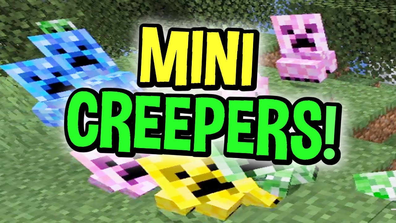MINI CREEPERS PETS! (Minecraft Mod) - CrazeLarious - YouTube