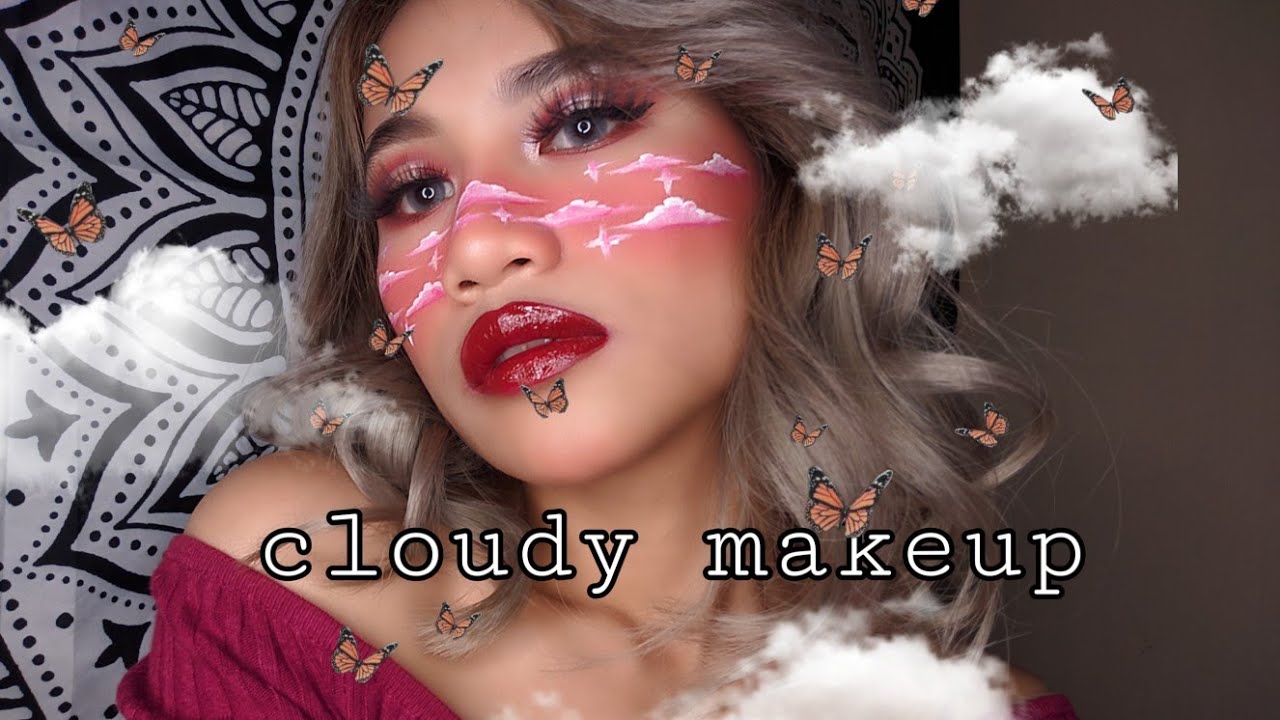 I tried the "CLOUDY MAKEUP" trend ☁️ - YouTube