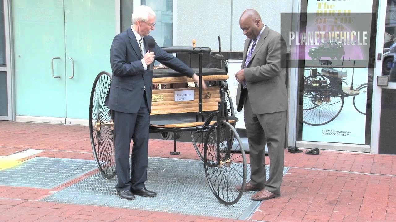 Planet Vehicle: 1885 Mercedes Benz Patent-Motorwagen - YouTube