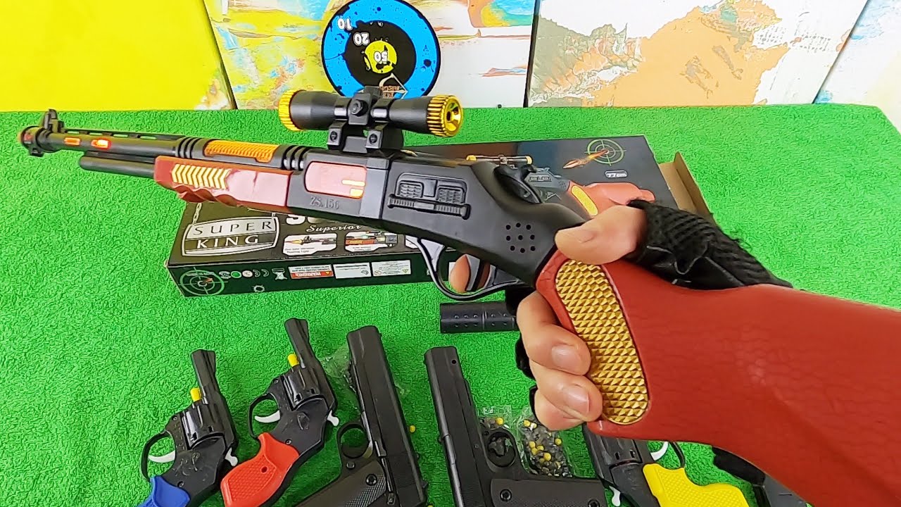 Sound Exploding Weapons !! Toy Gun Toys Unboxing !! BB Guns !! - YouTube