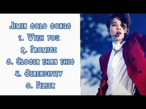 Jimin Solo Songs